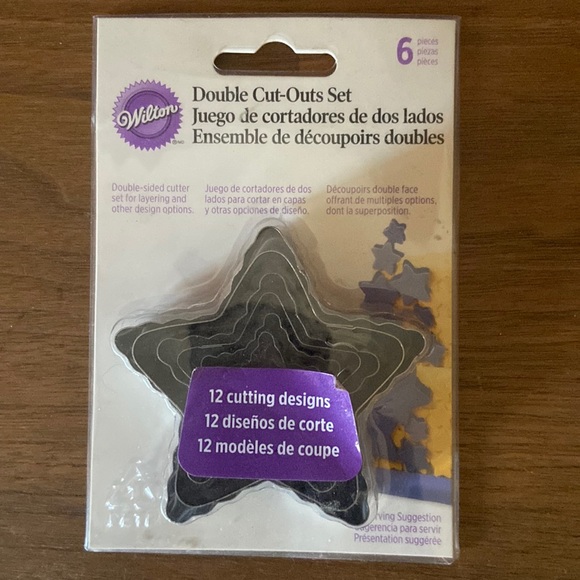 Wilton | Kitchen | Wilton Double Cutouts Set 6 Pieces 2 Cutting Designs ...